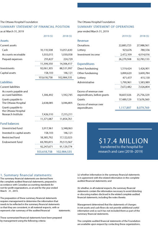 Report of the Independent Auditors on the Summary Financial Statements ...