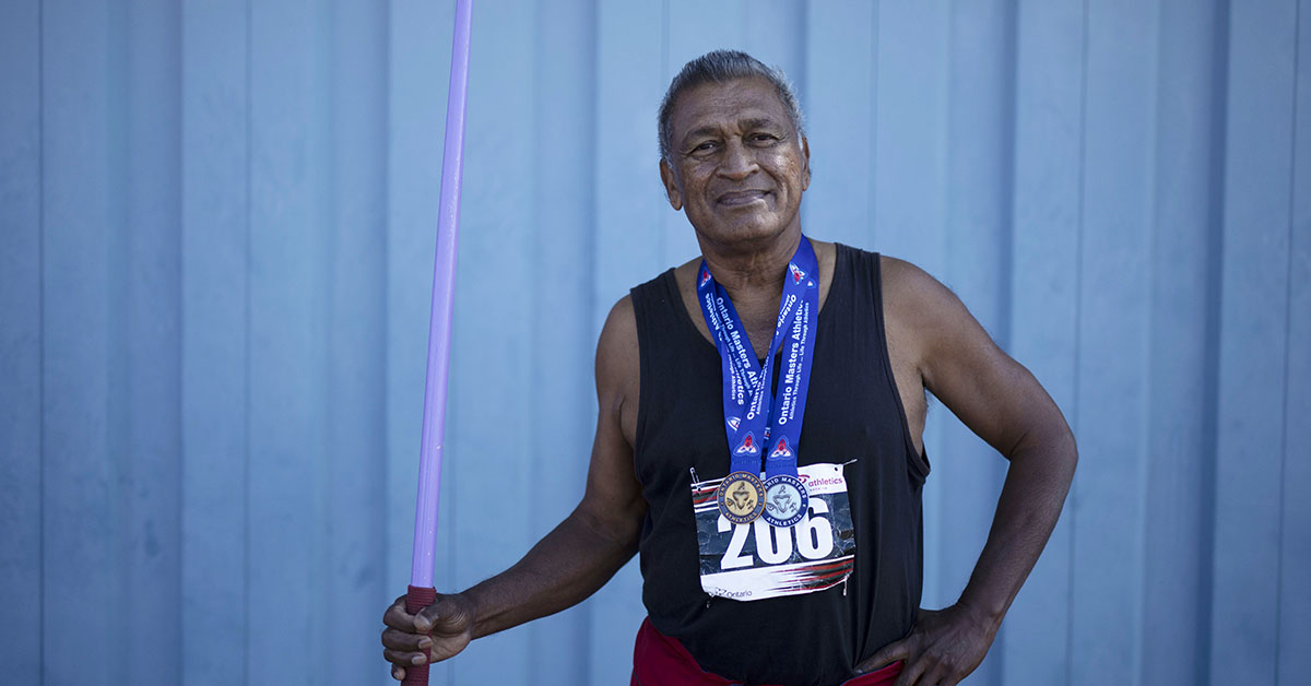 A cancer diagnosis later in life didn’t stop this athlete from ...