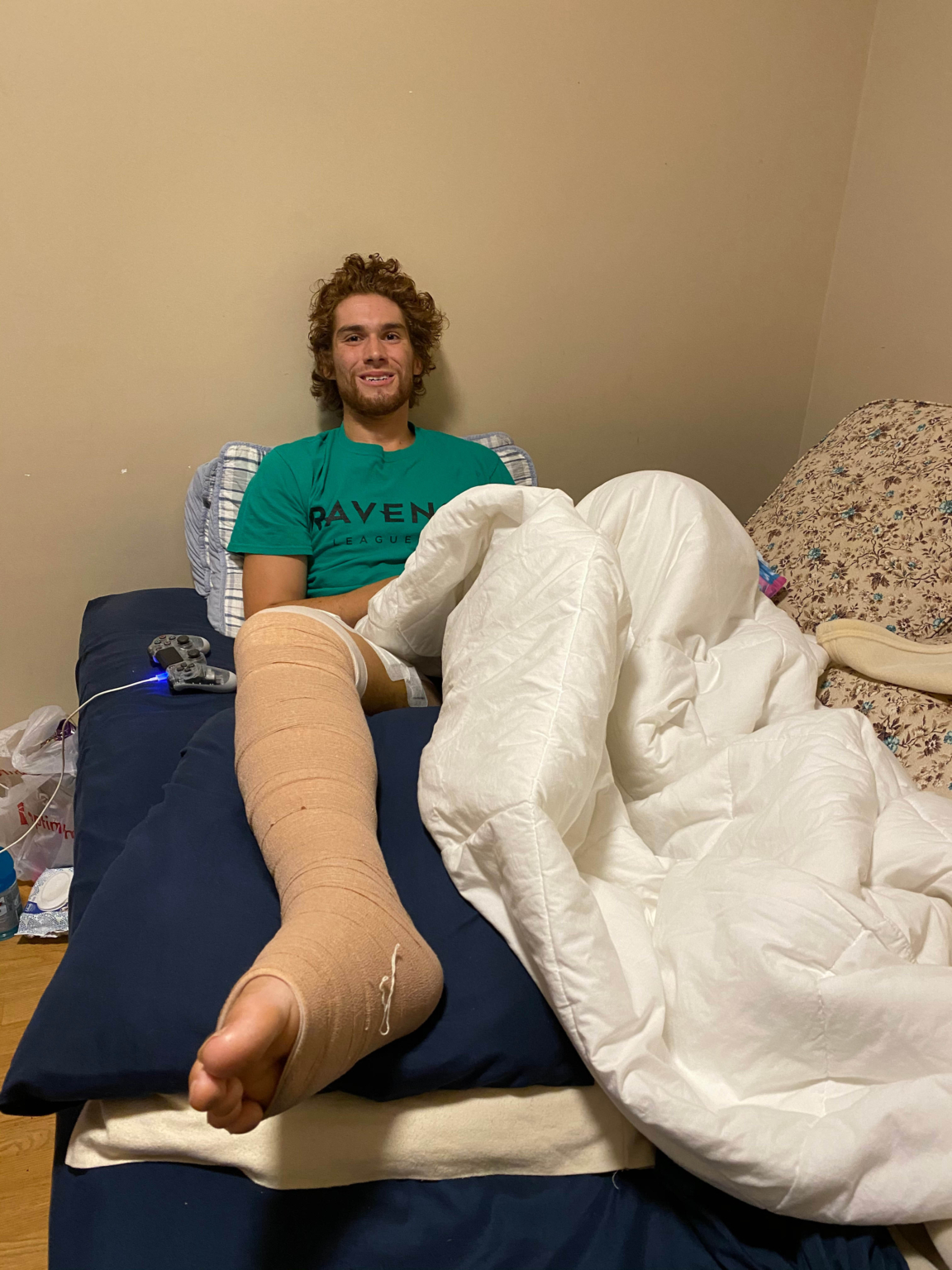 How being caught in the line of gunfire changed Brandon Peacock’s life ...